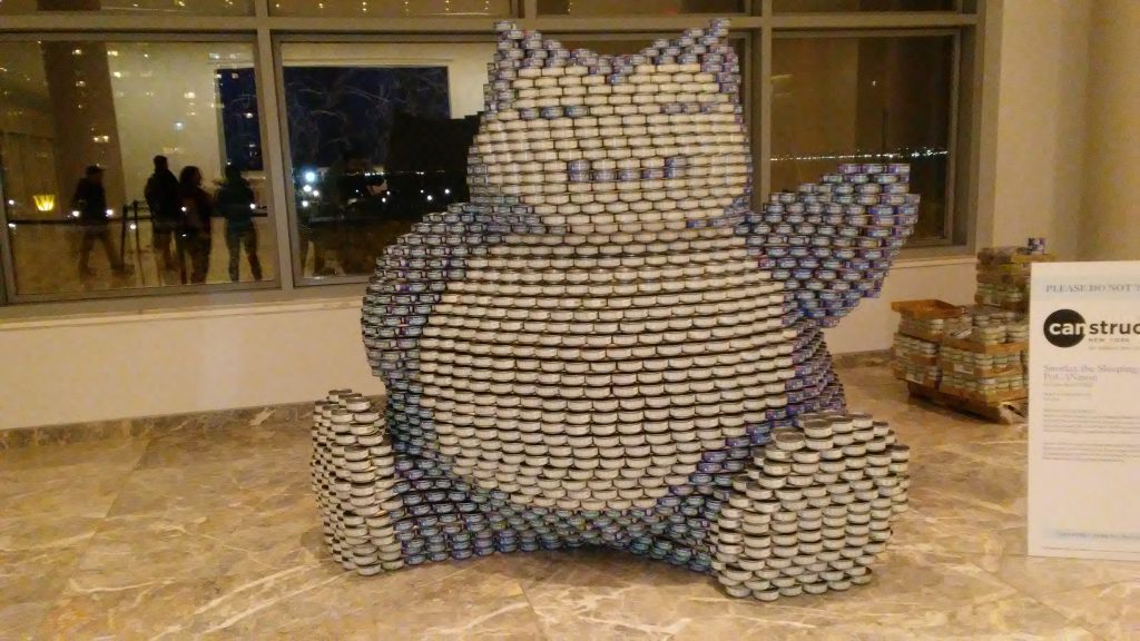 CANstruction, charity made art - Architect-US