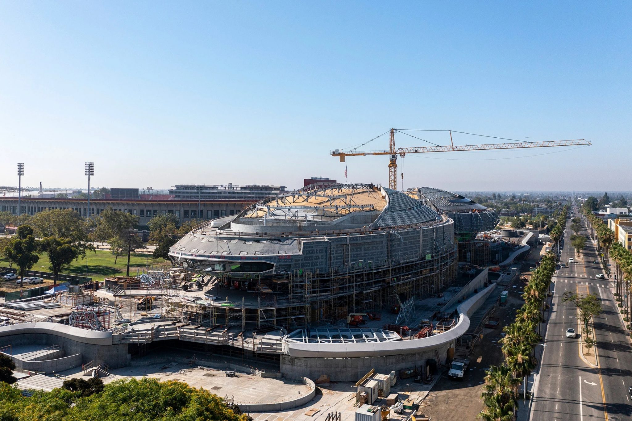 The Lucas Museum of Narrative Art, under construction - Architect-US