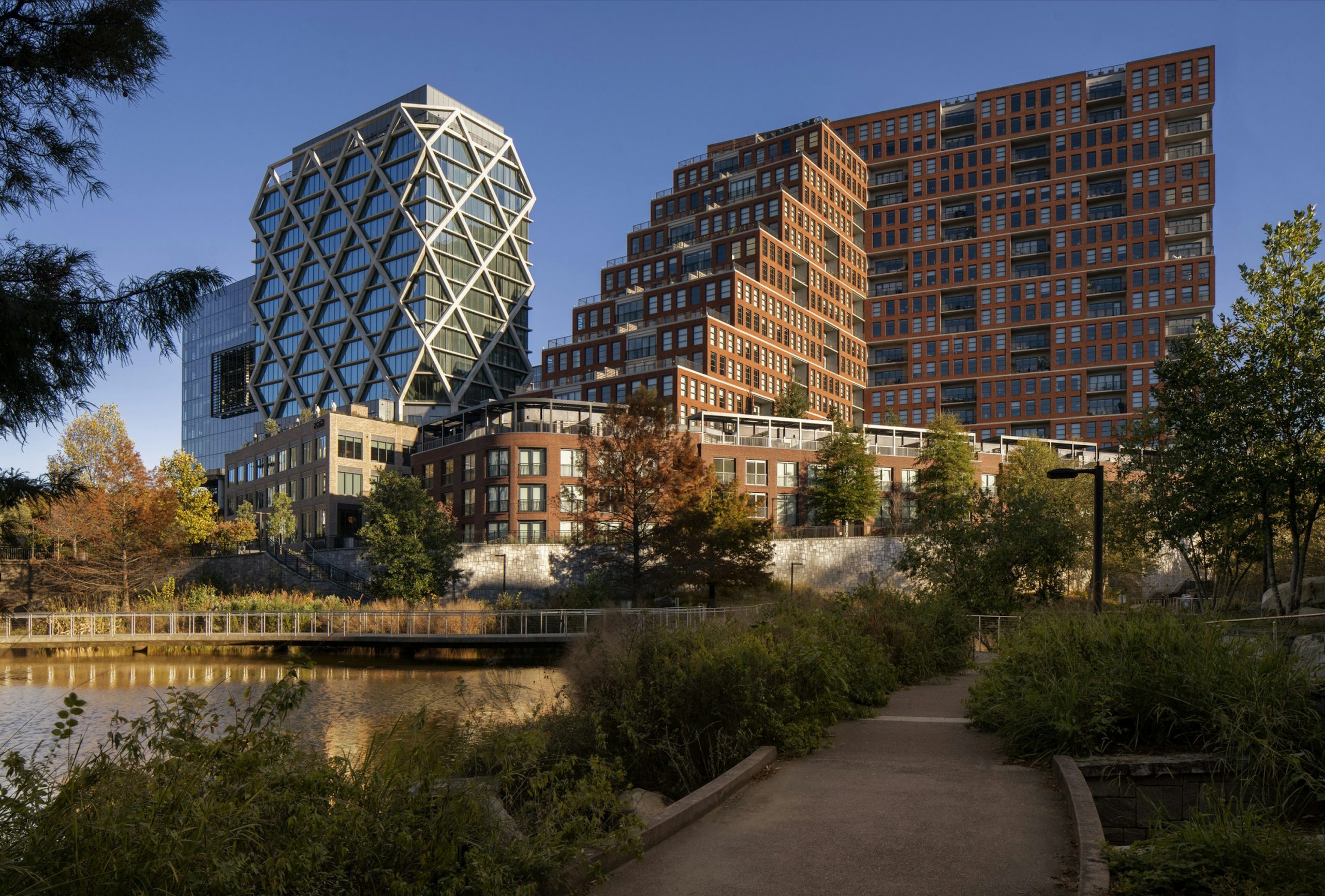 New concrete diagrid envelops the Fort Atlanta Hotel by Morris Adjmi ...
